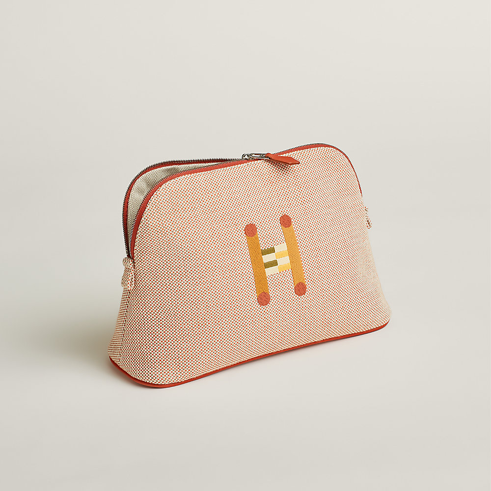 Bolide Crazy H case, medium model - Orange | Hermès Australia